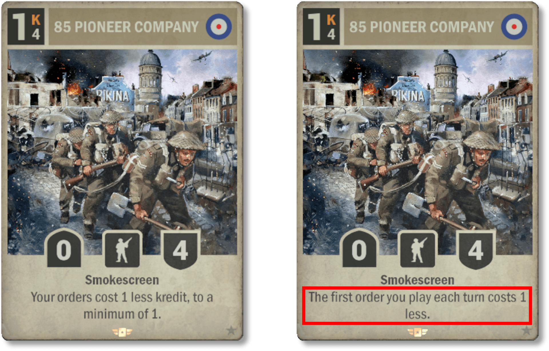 秘密行动：卡牌平衡调整 | KARDS - 二战题材卡牌游戏