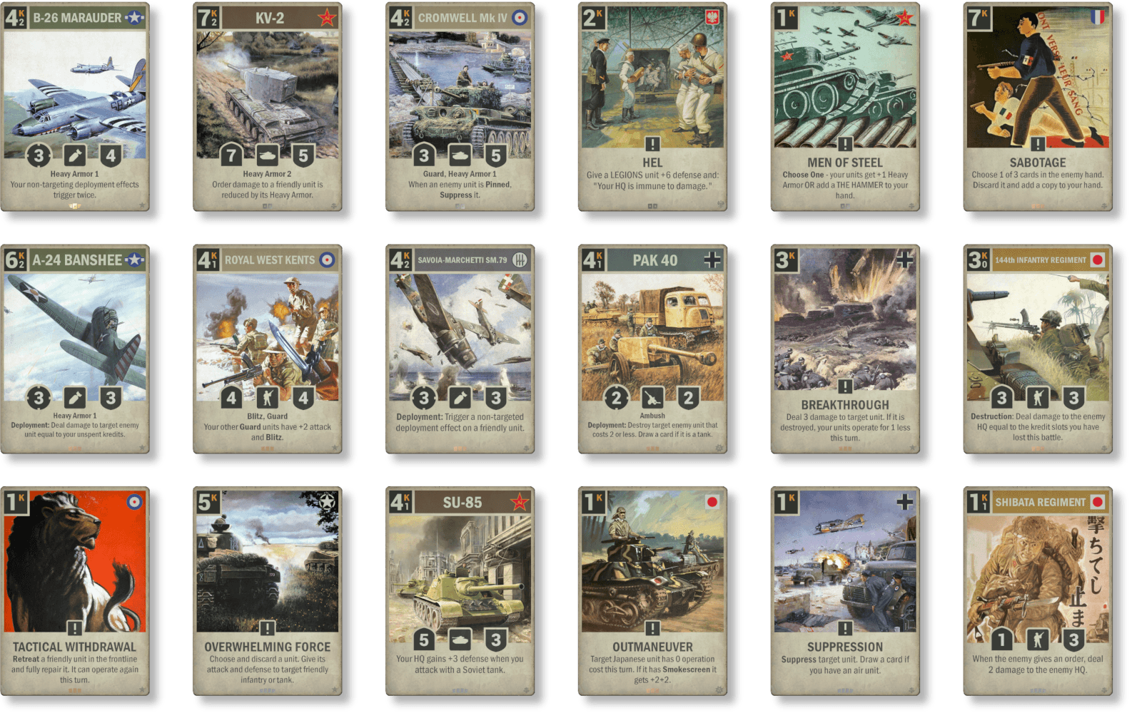 KARDS 秋季版本 - 补丁说明 | KARDS - 二战题材卡牌游戏